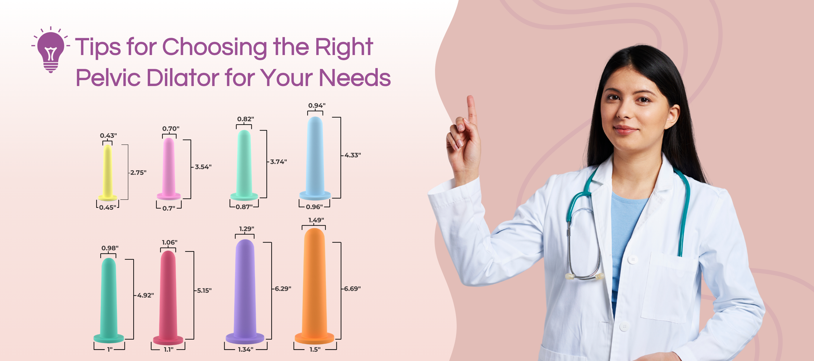 Tips for Choosing the Right Pelvic Dilator for Your Needs – Blooms and Me